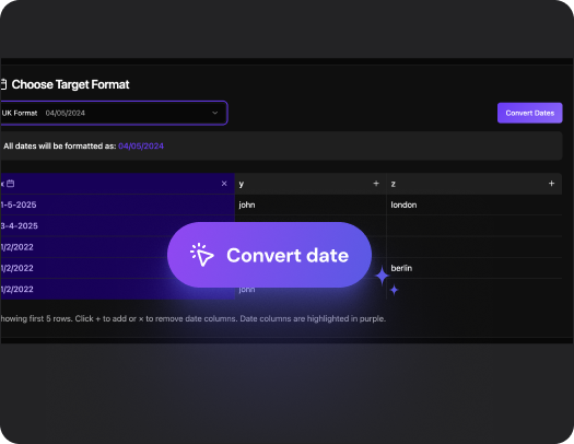 CSV Date Formatter | Change Date Formats in Excel and CSV Online For Free
